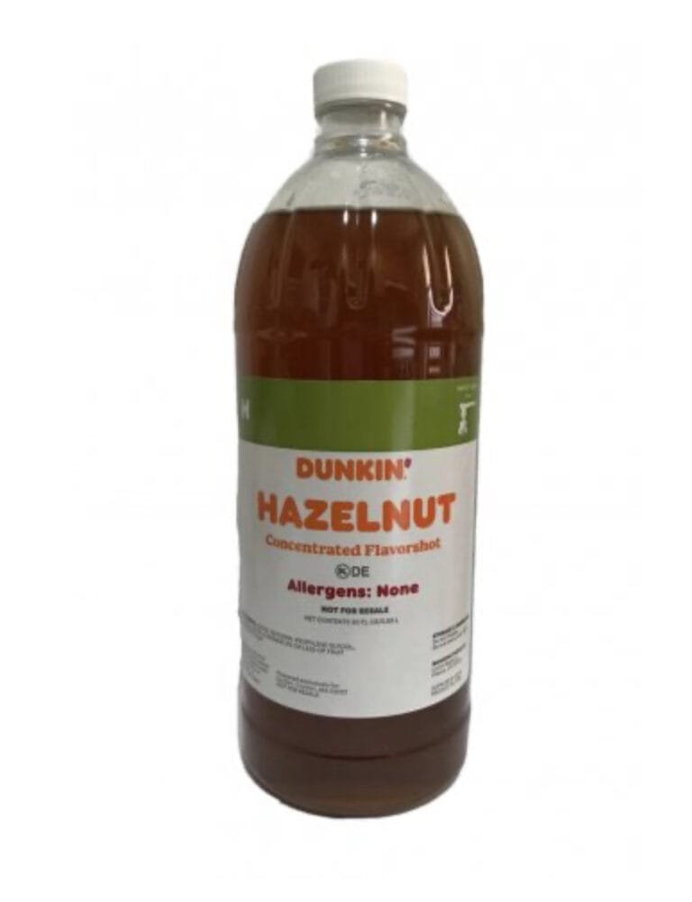 Dunkin Donuts Unsweetened Hazelnut Flavor Shot 30oz Bottle ...