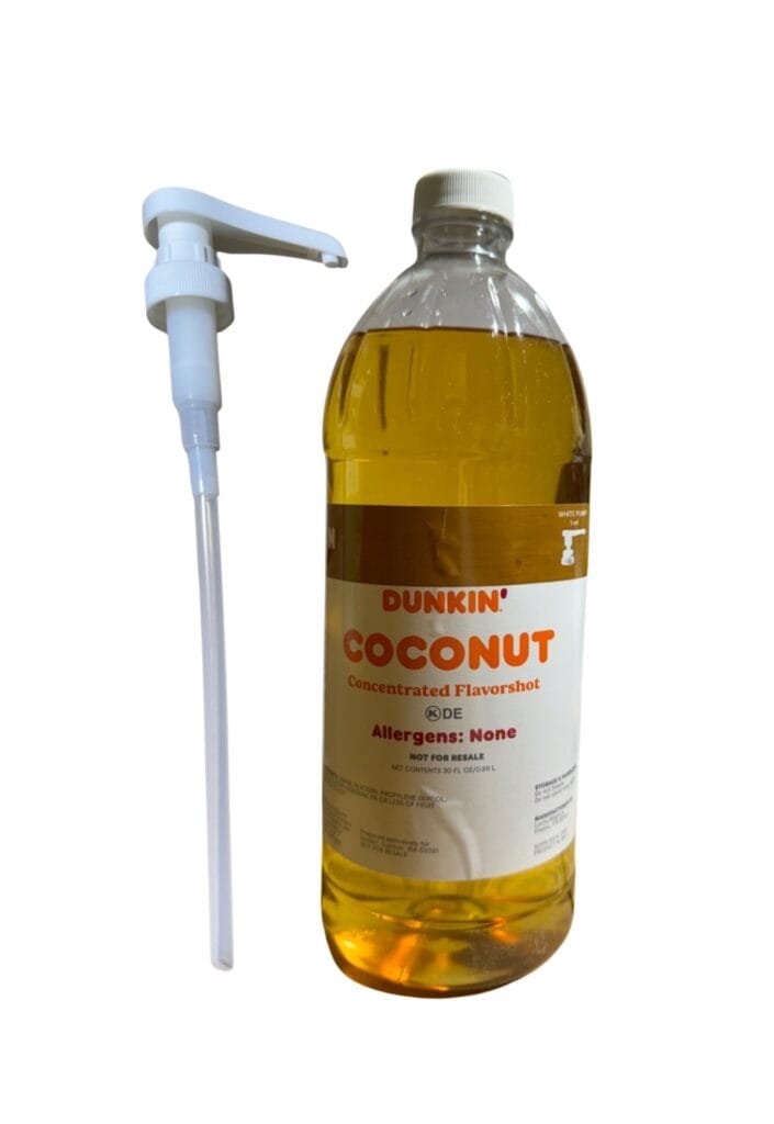 Dunkin Donuts Unsweetened Coconut Flavor Shot 30oz Bottle ...