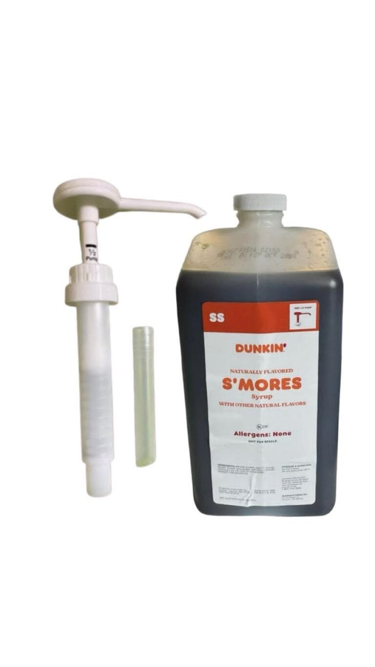 Dunkin Donuts S’ Mores-Swirl-Syrup 64 Oz Jug – flavors4coffee.com
